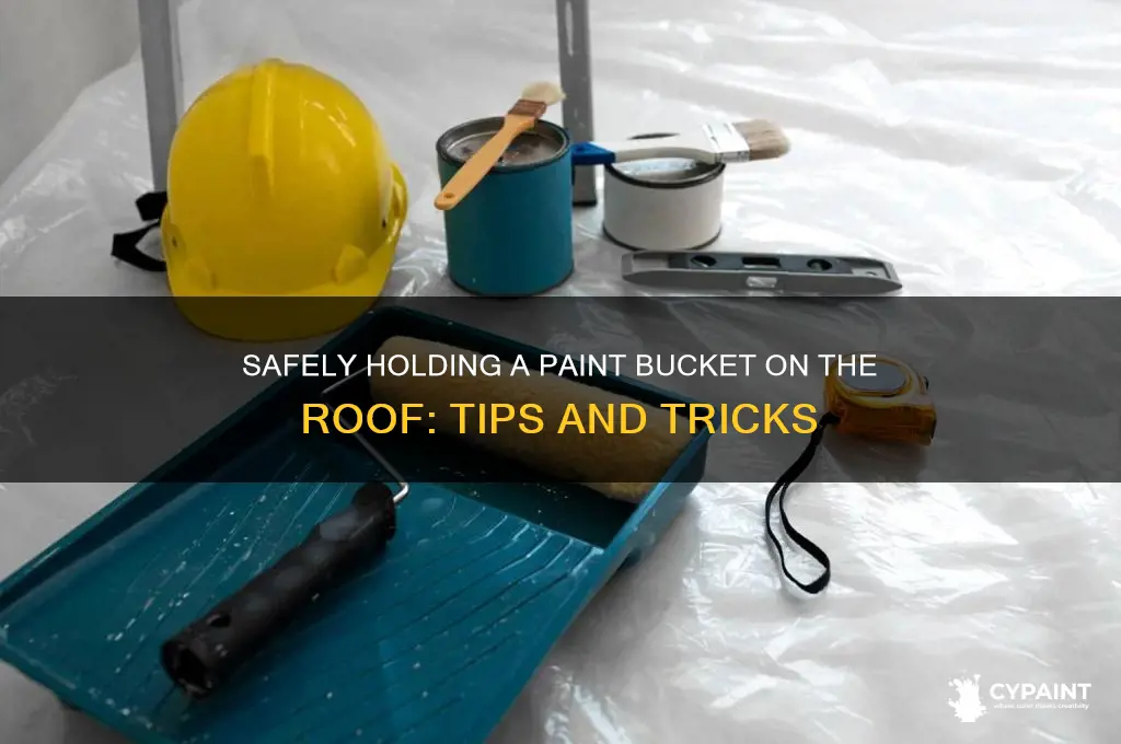 Safely Holding A Paint Bucket On The Roof: Tips And Tricks | CyPaint