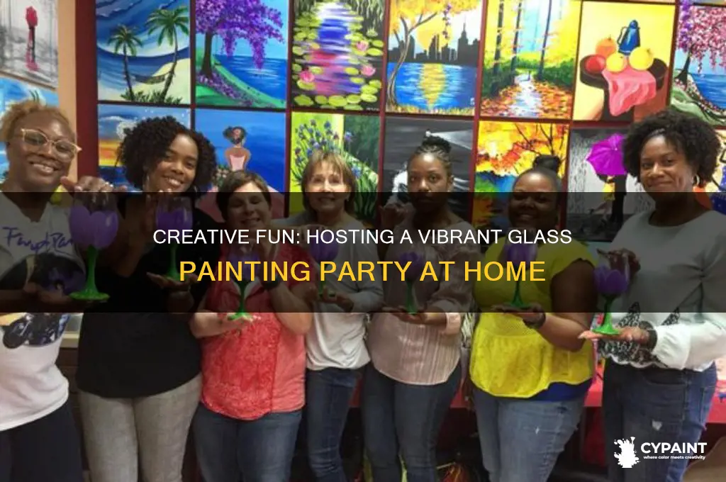 Creative Fun: Hosting A Vibrant Glass Painting Party At Home | CyPaint