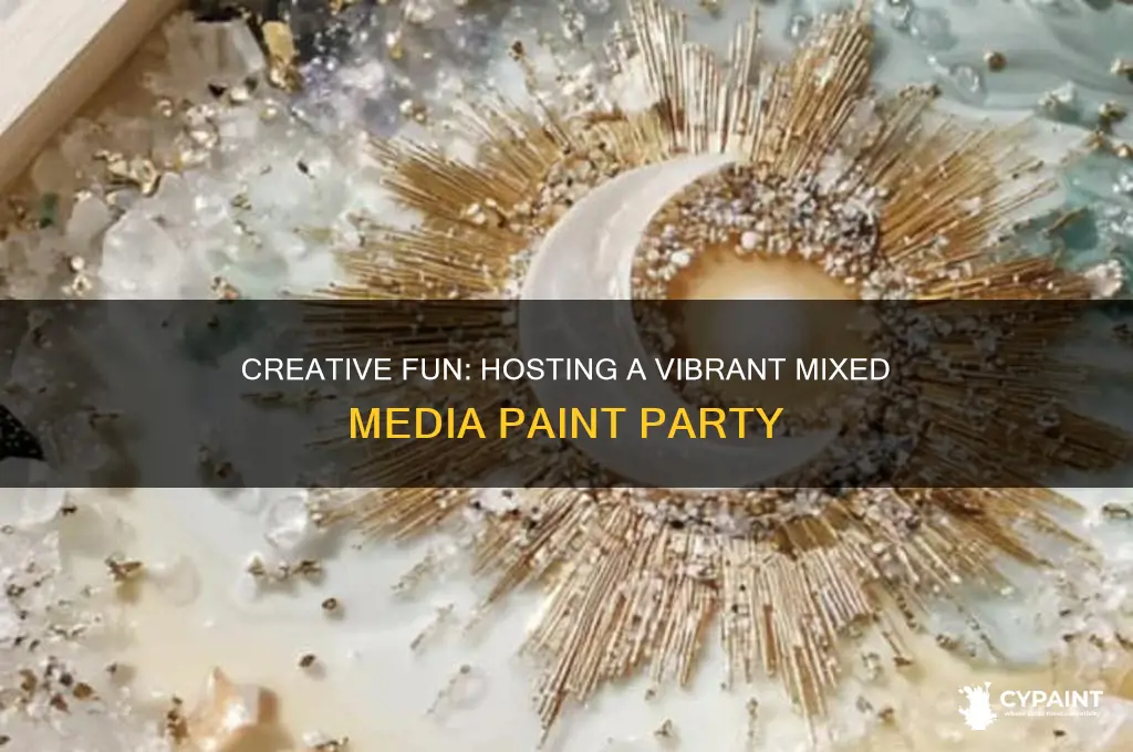 Creative Fun: Hosting A Vibrant Mixed Media Paint Party | CyPaint