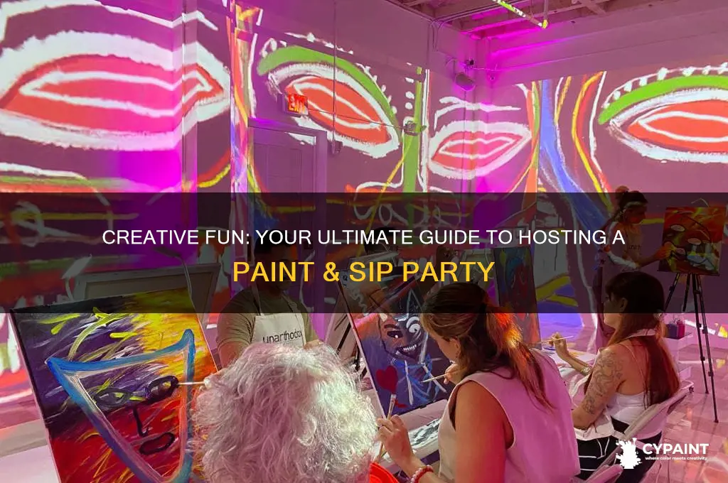 Creative Fun: Your Ultimate Guide To Hosting A Paint & Sip Party | CyPaint
