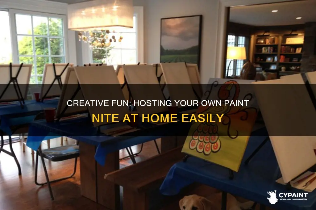 Creative Fun: Hosting Your Own Paint Nite At Home Easily | CyPaint