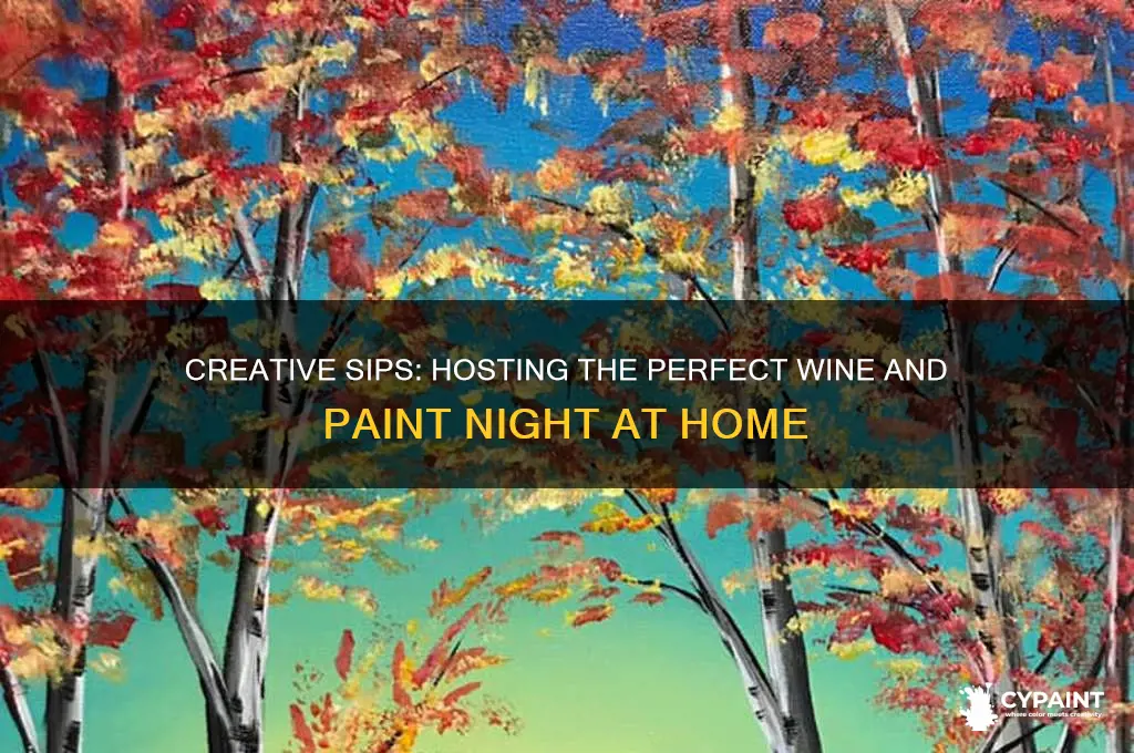 Creative Sips: Hosting The Perfect Wine And Paint Night At Home | CyPaint