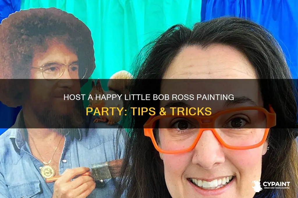 Host A Happy Little Bob Ross Painting Party: Tips & Tricks | CyPaint