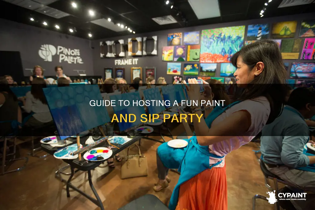 Guide To Hosting A Fun Paint And Sip Party | CyPaint