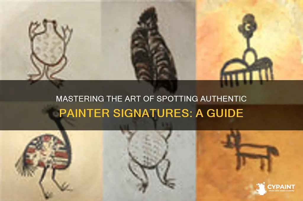 Mastering The Art Of Spotting Authentic Painter Signatures: A Guide ...
