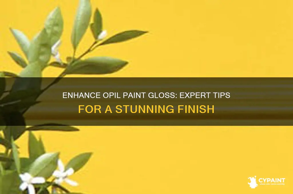 Enhance Opil Paint Gloss: Expert Tips For A Stunning Finish | CyPaint