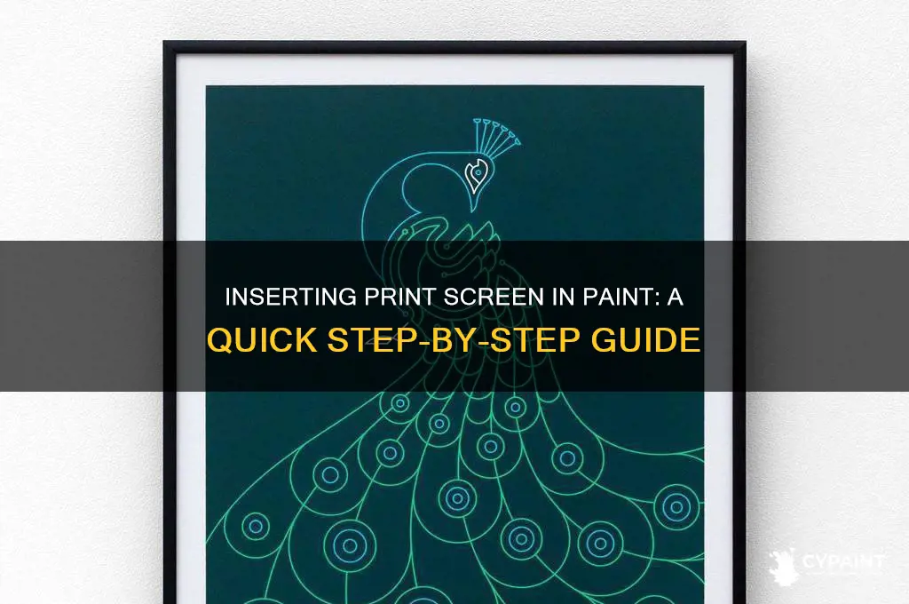 Inserting Print Screen In Paint: A Quick Step-By-Step Guide | CyPaint