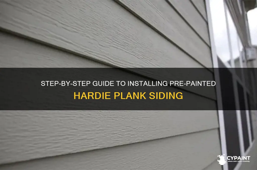 Step-By-Step Guide To Installing Pre-Painted Hardie Plank Siding | CyPaint