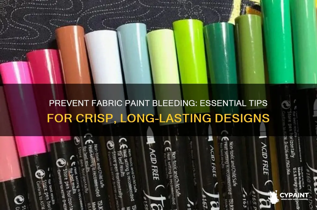 Prevent Fabric Paint Bleeding: Essential Tips For Crisp, Long-Lasting ...