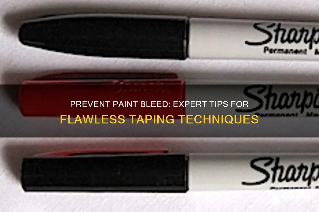 Prevent Paint Bleed: Expert Tips For Flawless Taping Techniques | CyPaint