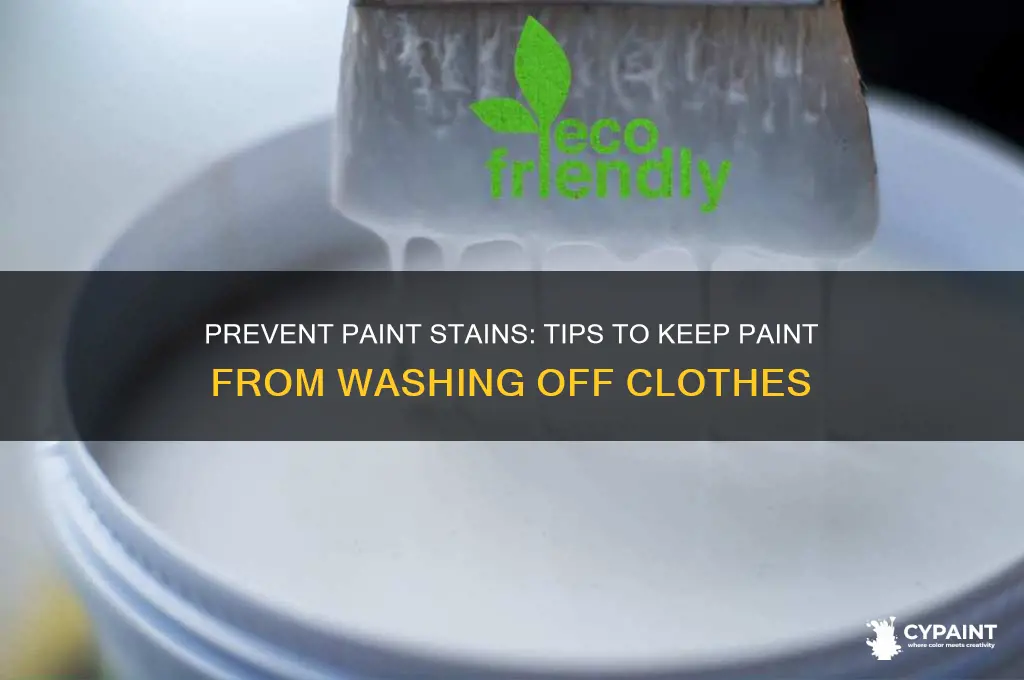 Prevent Paint Stains: Tips To Keep Paint From Washing Off Clothes | CyPaint