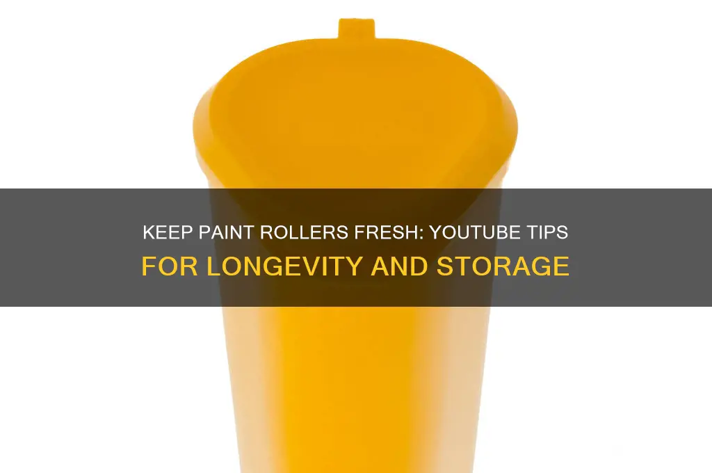 Keep Paint Rollers Fresh: Youtube Tips For Longevity And Storage | CyPaint