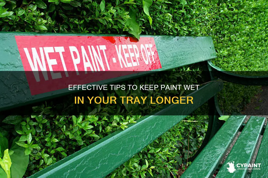 Effective Tips To Keep Paint Wet In Your Tray Longer | CyPaint