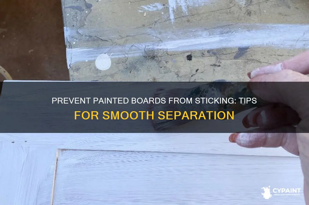 Prevent Painted Boards From Sticking: Tips For Smooth Separation | CyPaint
