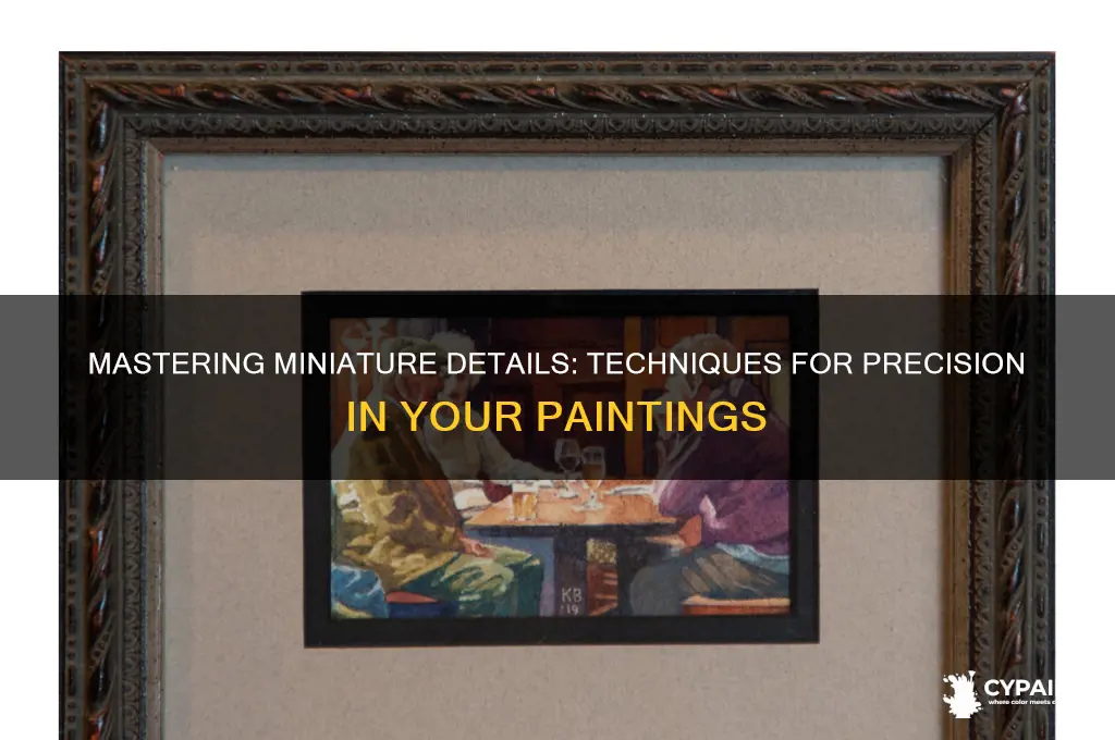 Mastering Miniature Details: Techniques For Precision In Your Paintings ...