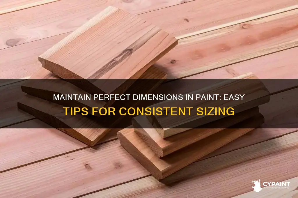 Maintain Perfect Dimensions In Paint: Easy Tips For Consistent Sizing ...