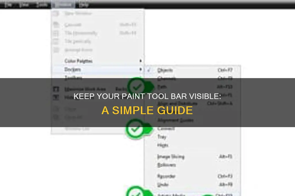 Keep Your Paint Tool Bar Visible: A Simple Guide | CyPaint