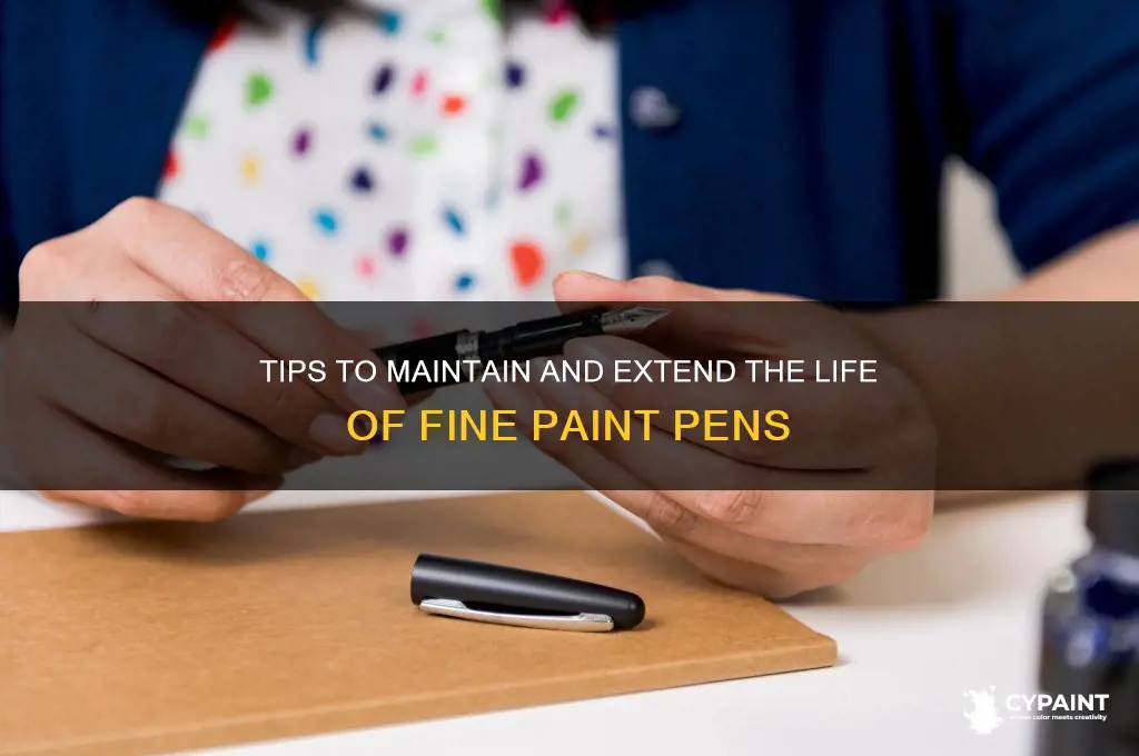 Tips To Maintain And Extend The Life Of Fine Paint Pens | CyPaint