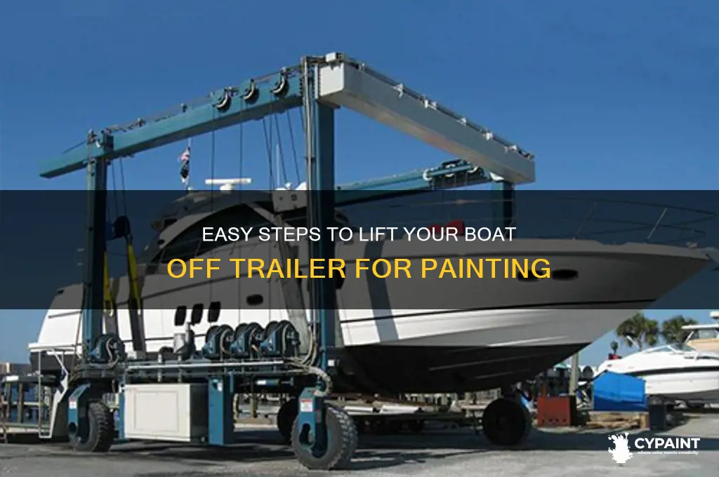 Easy Steps To Lift Your Boat Off Trailer For Painting | CyPaint