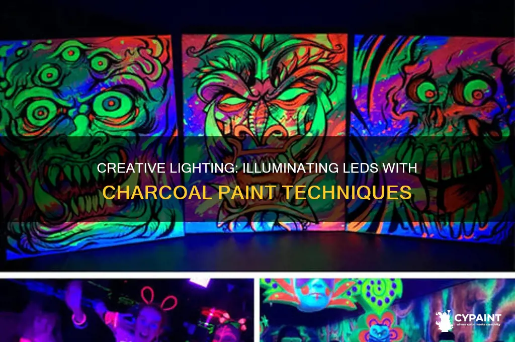 Creative Lighting: Illuminating Leds With Charcoal Paint Techniques ...