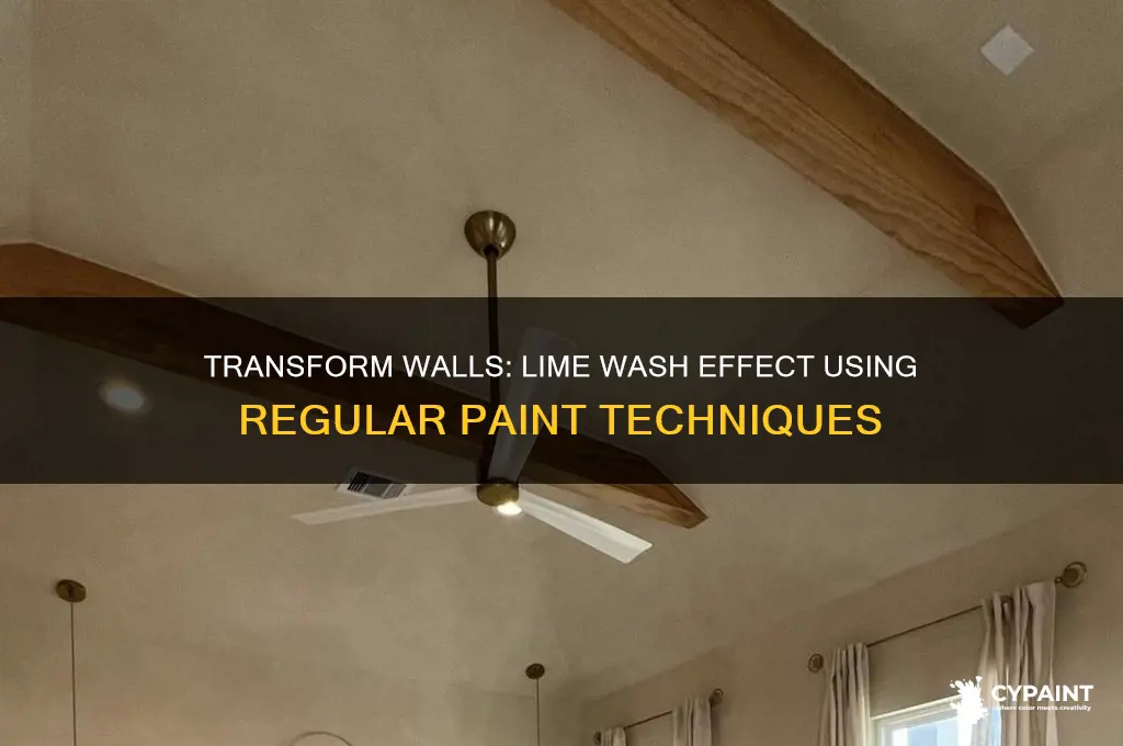 Transform Walls: Lime Wash Effect Using Regular Paint Techniques | CyPaint
