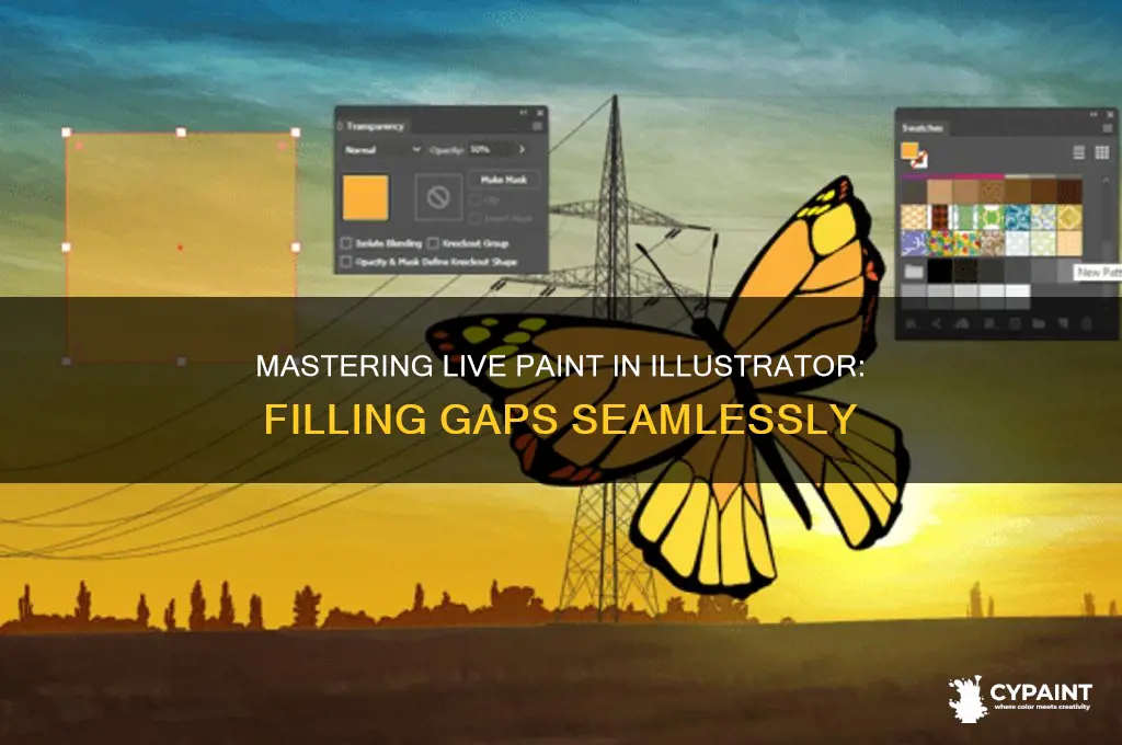 Mastering Live Paint In Illustrator: Filling Gaps Seamlessly | CyPaint