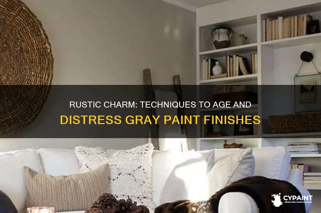 Rustic Charm: Techniques To Age And Distress Gray Paint Finishes | CyPaint