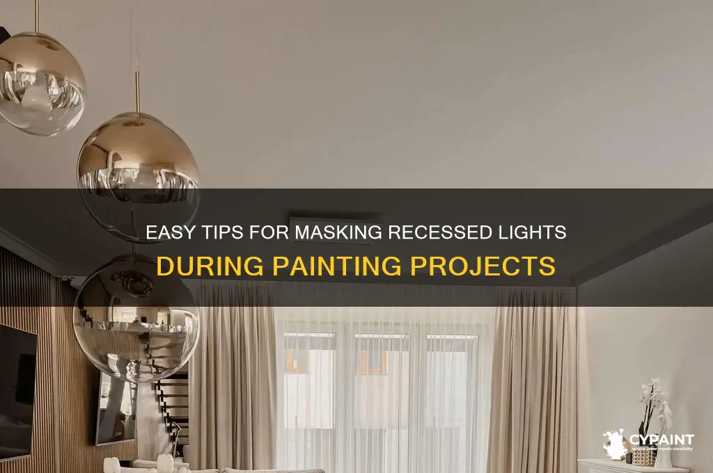 Easy Tips For Masking Recessed Lights During Painting Projects | CyPaint