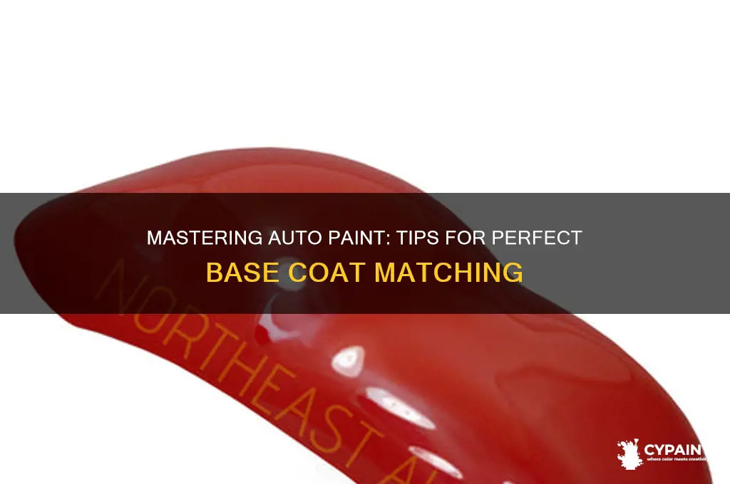 Mastering Auto Paint: Tips For Perfect Base Coat Matching | CyPaint
