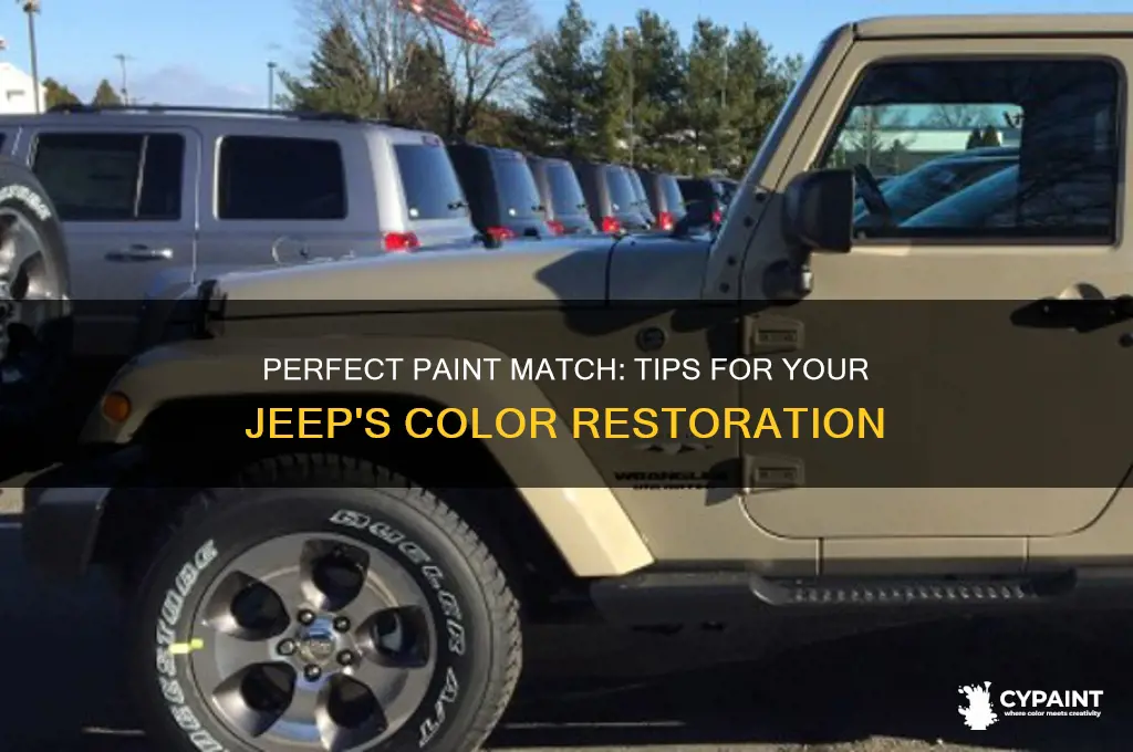 Perfect Paint Match: Tips For Your Jeep's Color Restoration | CyPaint