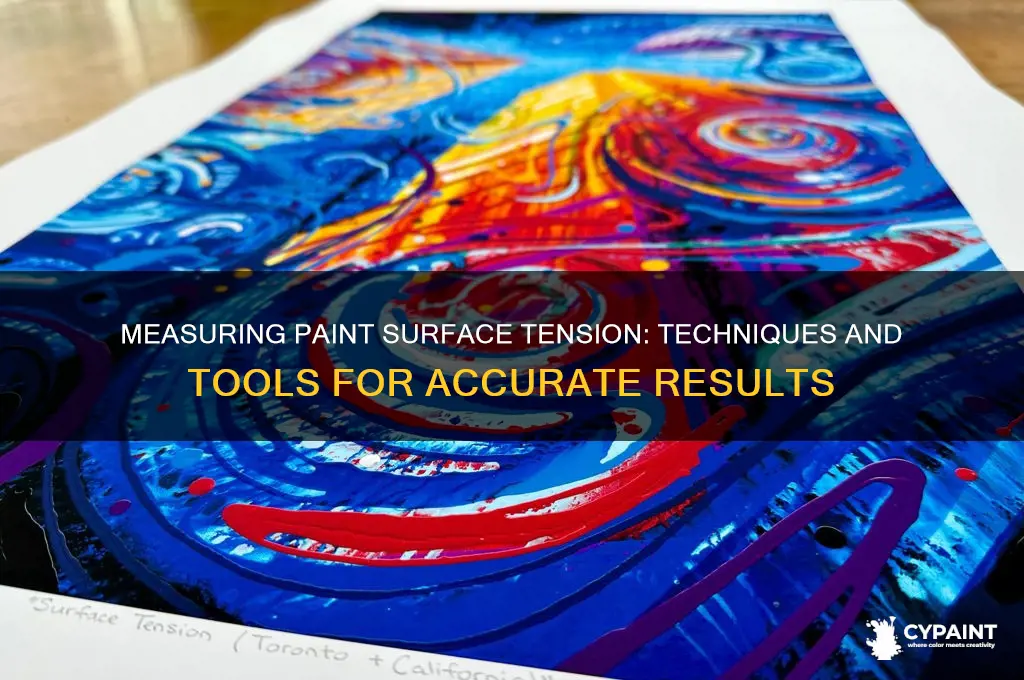 Measuring Paint Surface Tension: Techniques And Tools For Accurate ...