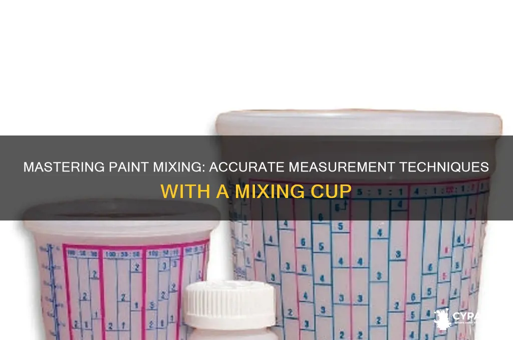 Mastering Paint Mixing: Accurate Measurement Techniques With A Mixing ...