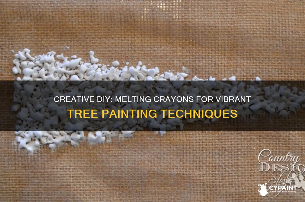 Creative Diy: Melting Crayons For Vibrant Tree Painting Techniques ...