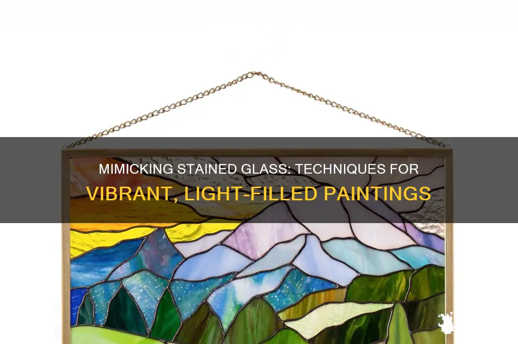 Mimicking Stained Glass: Techniques For Vibrant, Light-Filled Paintings ...