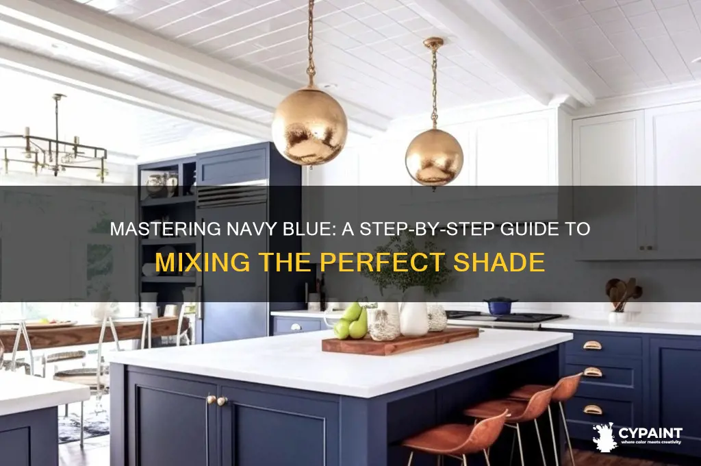 Mastering Navy Blue: A Step-By-Step Guide To Mixing The Perfect Shade ...