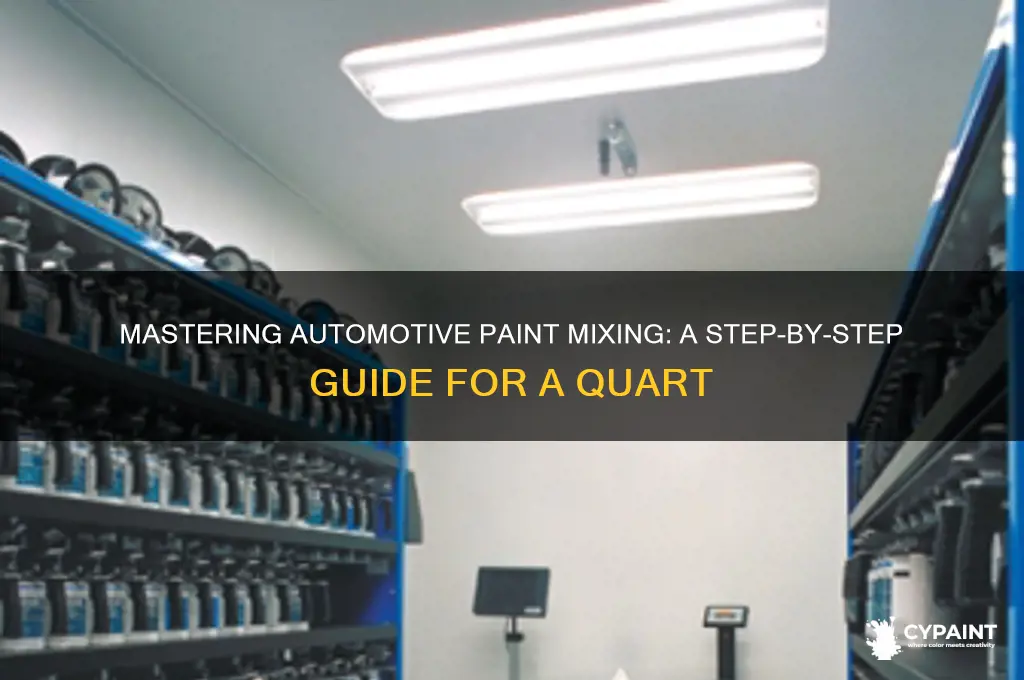 Mastering Automotive Paint Mixing: A Step-By-Step Guide For A Quart ...