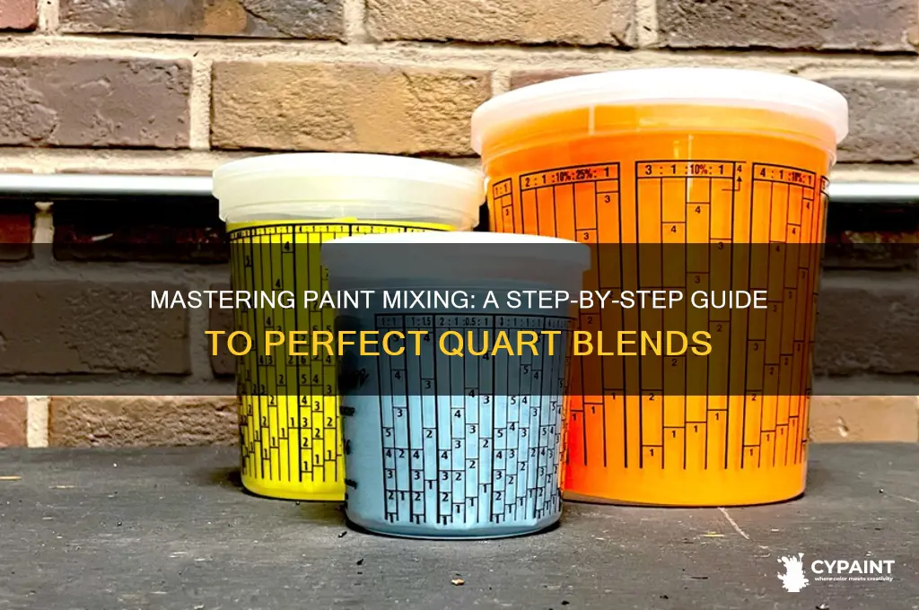 Mastering Paint Mixing: A Step-By-Step Guide To Perfect Quart Blends ...