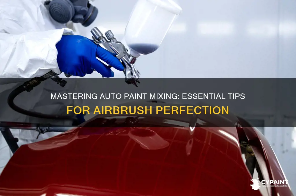Mastering Auto Paint Mixing: Essential Tips For Airbrush Perfection ...