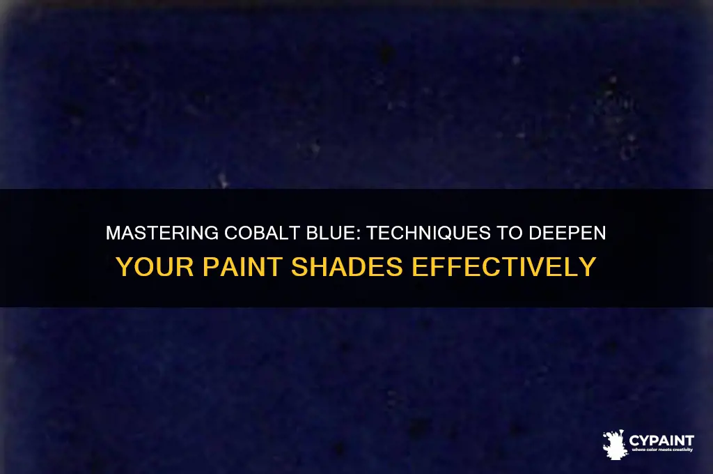 Mastering Cobalt Blue: Techniques To Deepen Your Paint Shades ...