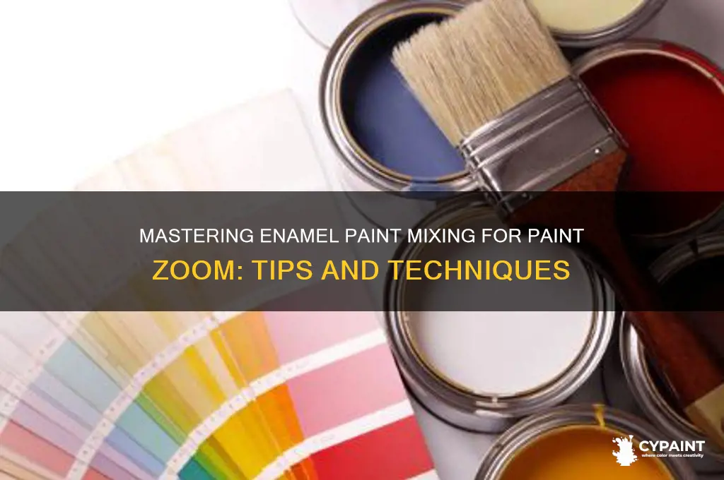 Mastering Enamel Paint Mixing For Paint Zoom: Tips And Techniques | CyPaint