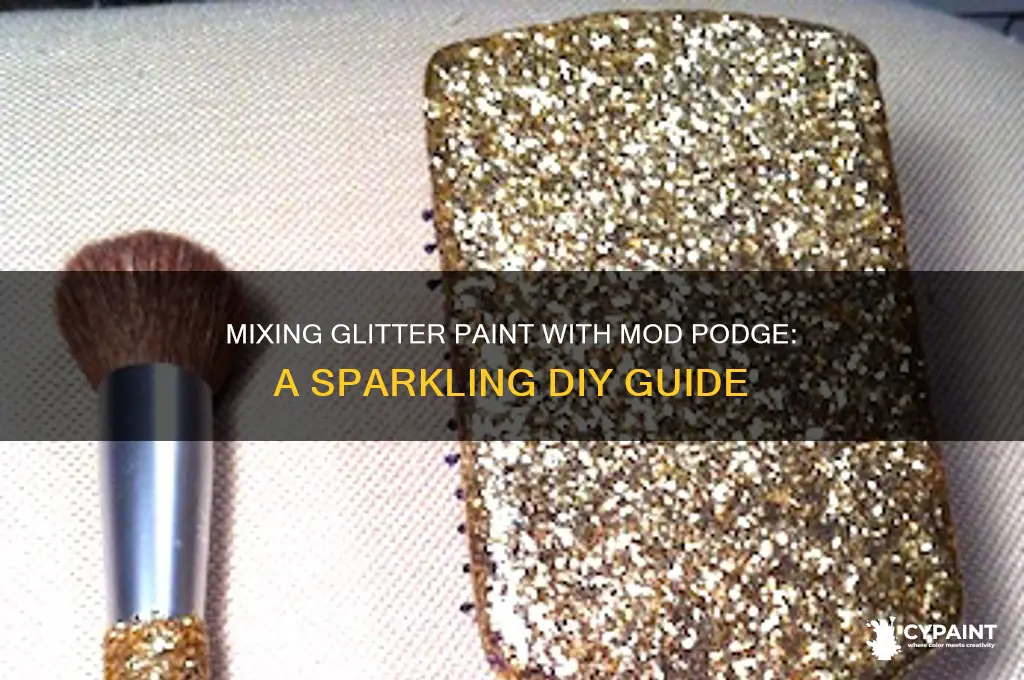 Mixing Glitter Paint With Mod Podge: A Sparkling Diy Guide | CyPaint