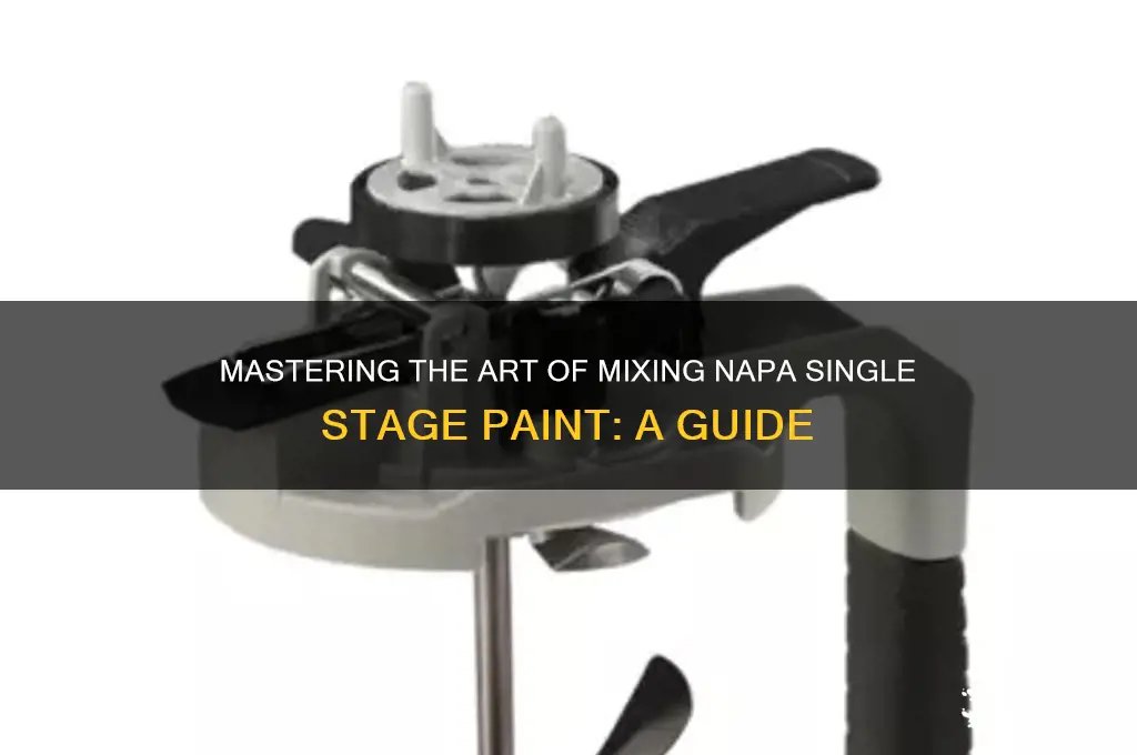 Mastering The Art Of Mixing Napa Single Stage Paint: A Guide | CyPaint