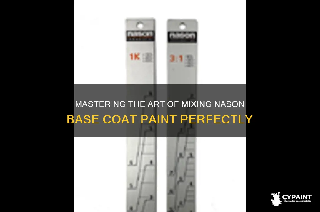 Mastering The Art Of Mixing Nason Base Coat Paint Perfectly | CyPaint