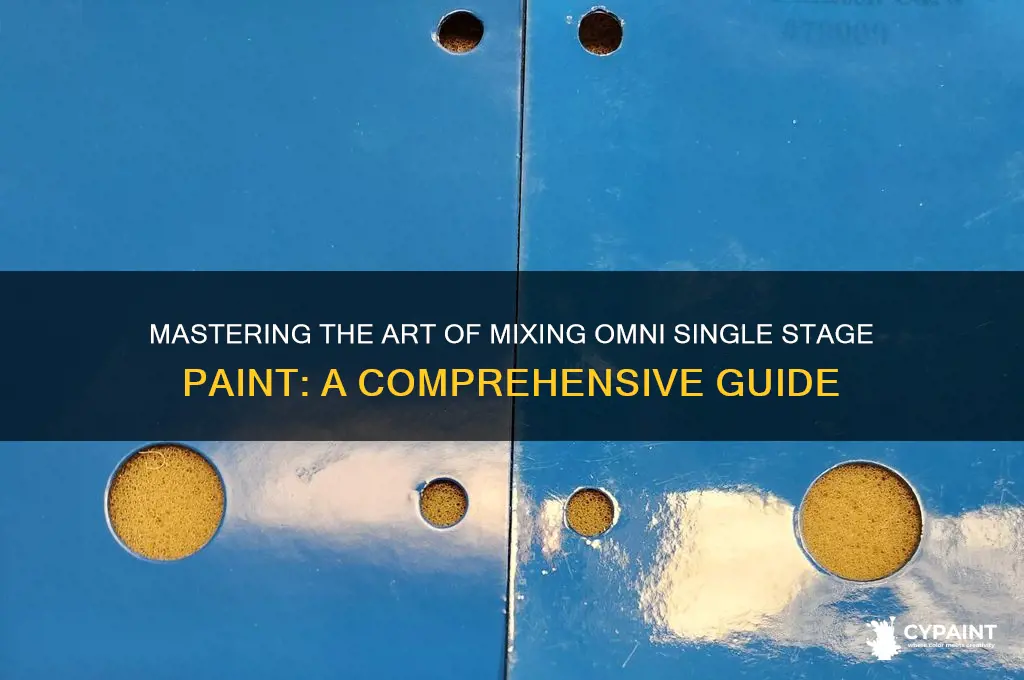 Mastering The Art Of Mixing Omni Single Stage Paint: A Comprehensive ...