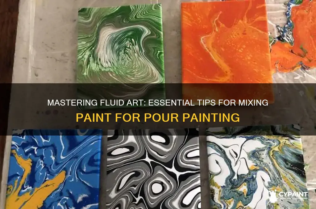 Mastering Fluid Art: Essential Tips For Mixing Paint For Pour Painting ...