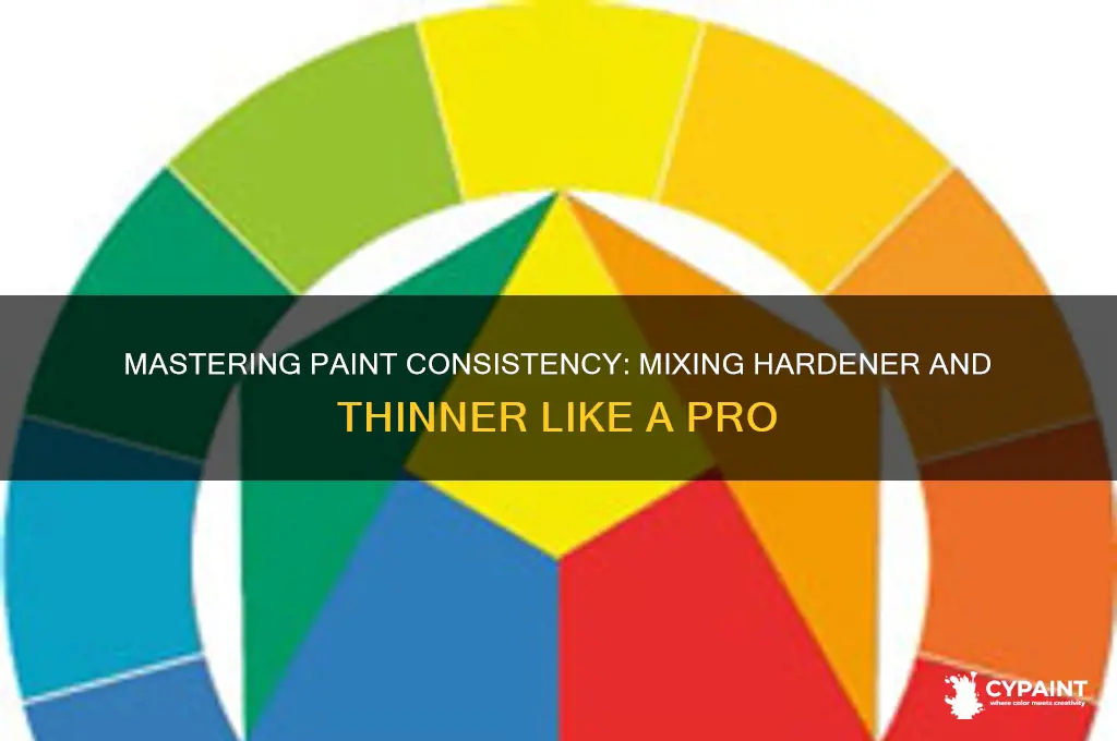 Mastering Paint Consistency: Mixing Hardener And Thinner Like A Pro ...