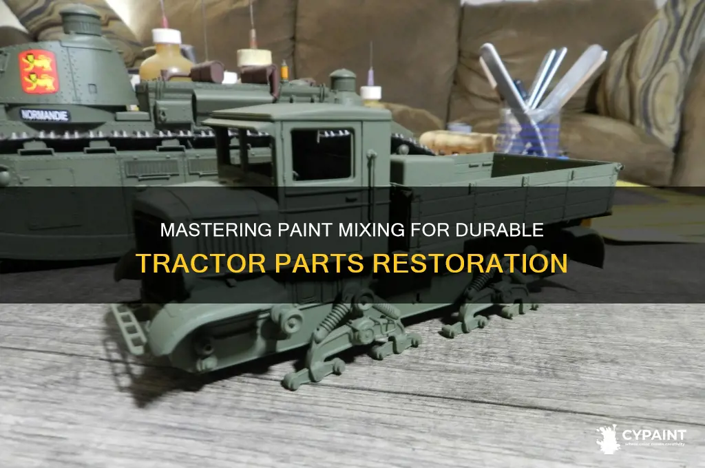 Mastering Paint Mixing For Durable Tractor Parts Restoration | CyPaint
