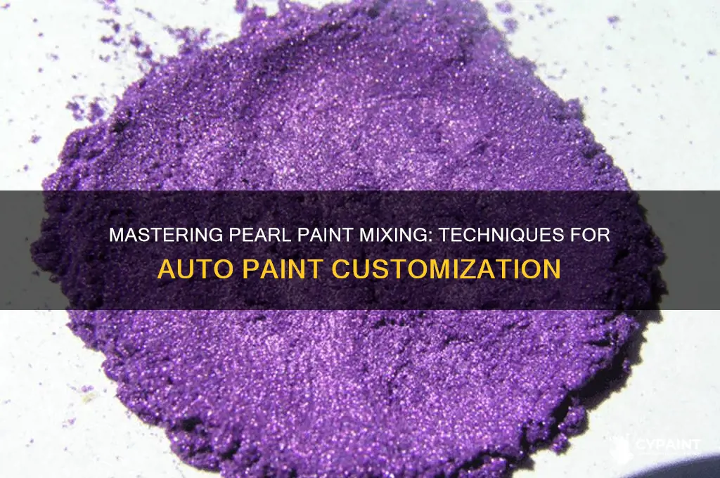 Mastering Pearl Paint Mixing: Techniques For Auto Paint Customization ...
