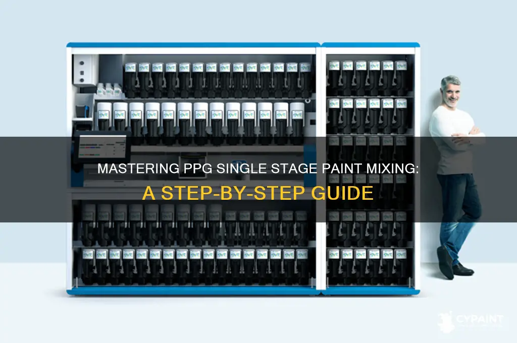 Mastering Ppg Single Stage Paint Mixing: A Step-By-Step Guide | CyPaint