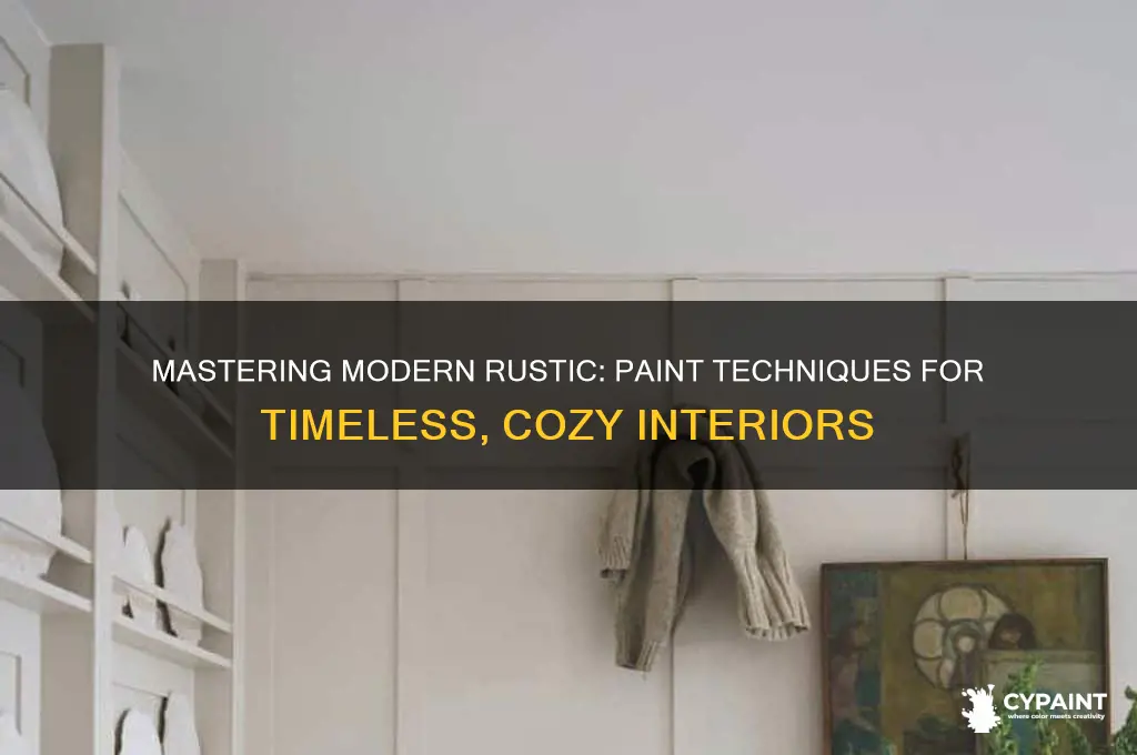 Mastering Modern Rustic: Paint Techniques For Timeless, Cozy Interiors ...